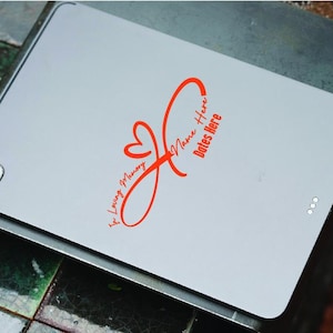 In Memory Decal, Memorial Infinity Symbol Custom Car Vinyl Decals, in ...