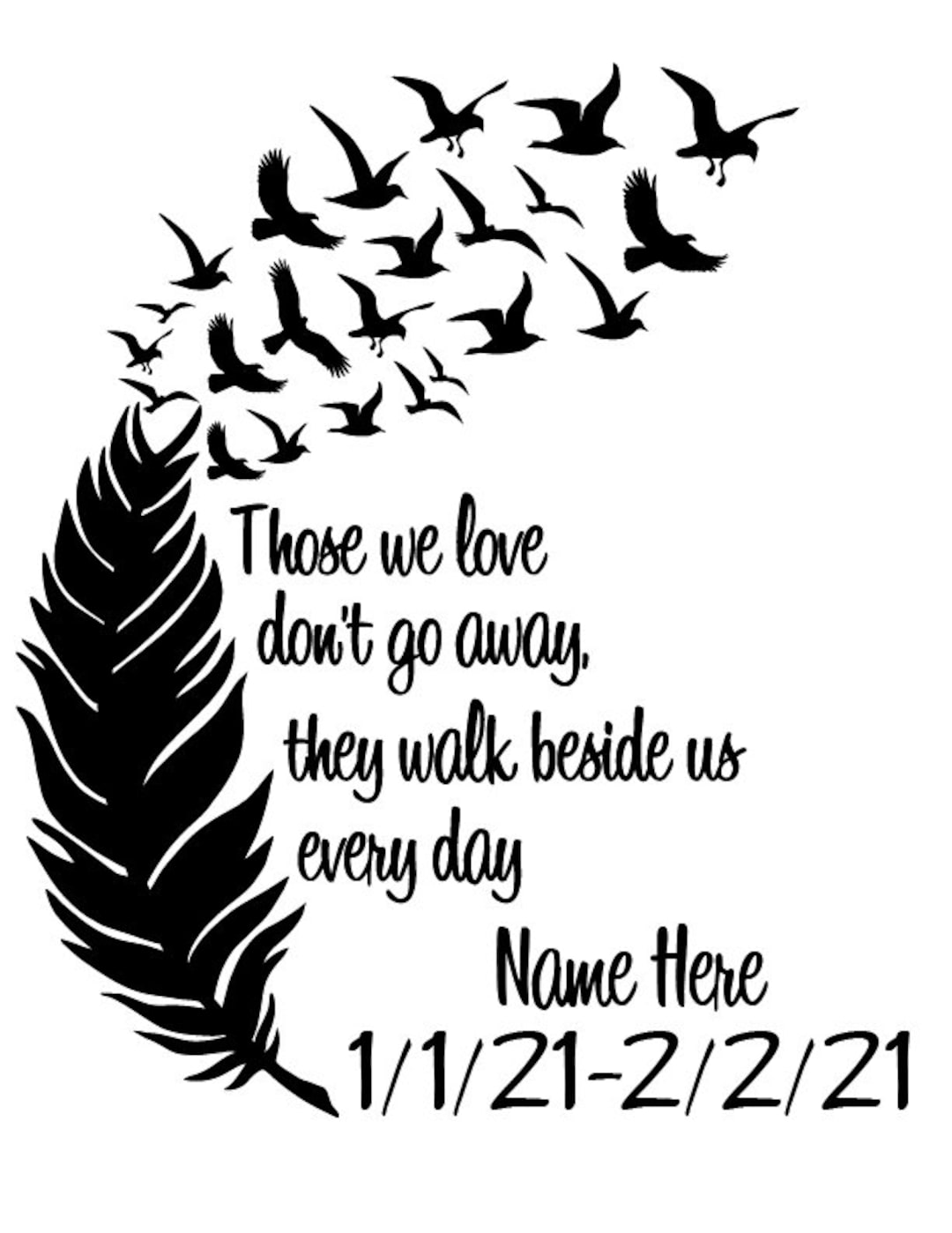 In Memory Car Decal, Memorial Car Decal, in Loving Memory Car Decal ...