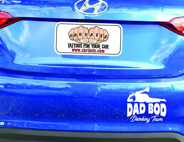Dad Bod Drinking Team Decal Gift for Dad Funny Truck - Etsy