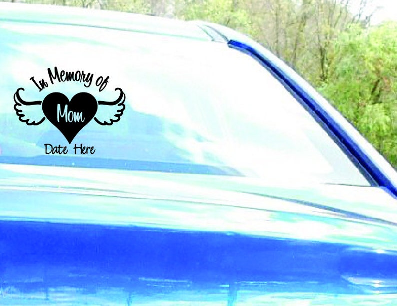 In Memory of Mom, in Loving Memory, in Loving Memory Car Decal, in ...