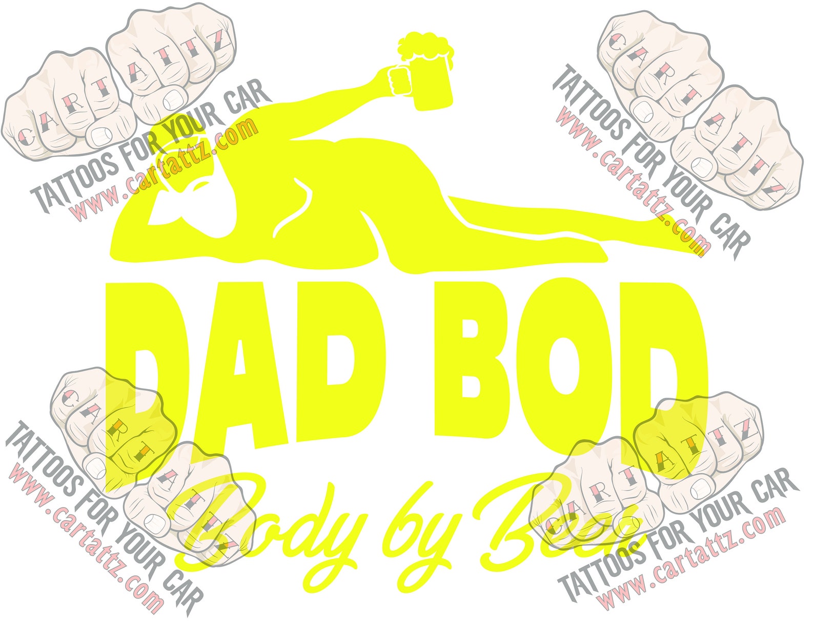 Dad Bod Decal Dad Bod Sticker Dad Bod Car Decal Funny Car Etsy