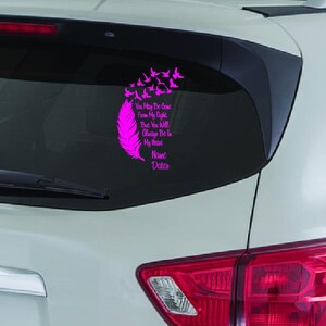 In Memory Car Decal,memorial Car Decal,in Loving Memory Car Decal ...
