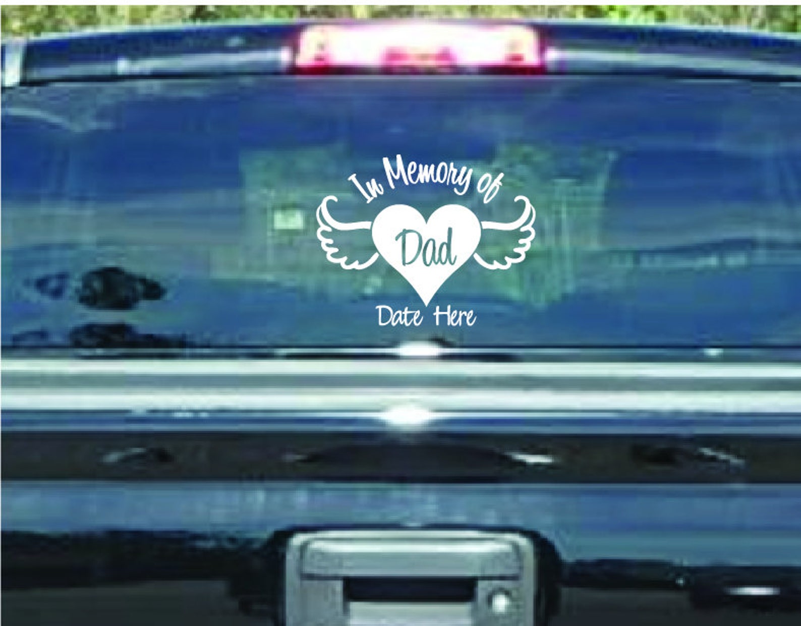 In Memory of Dad, in Loving Memory, in Loving Memory Car Decal, in ...