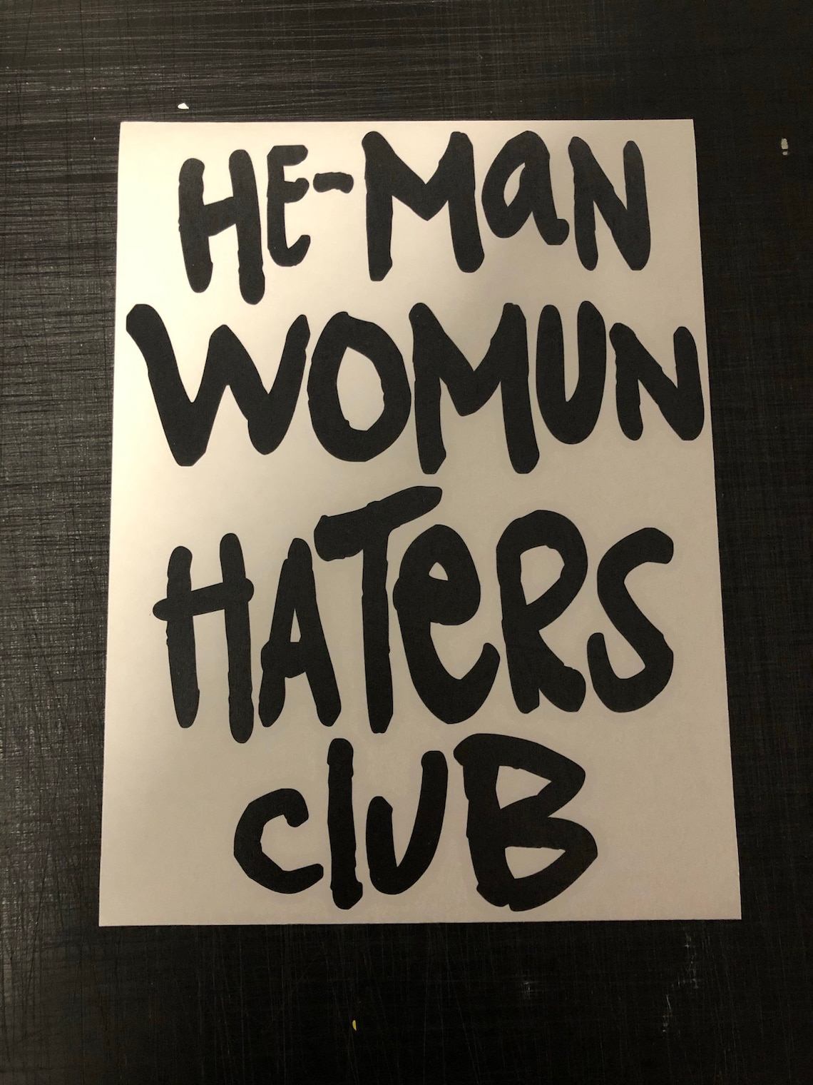 He Man Women Haters Club Decal Little Rascals Stickers Movie | Etsy