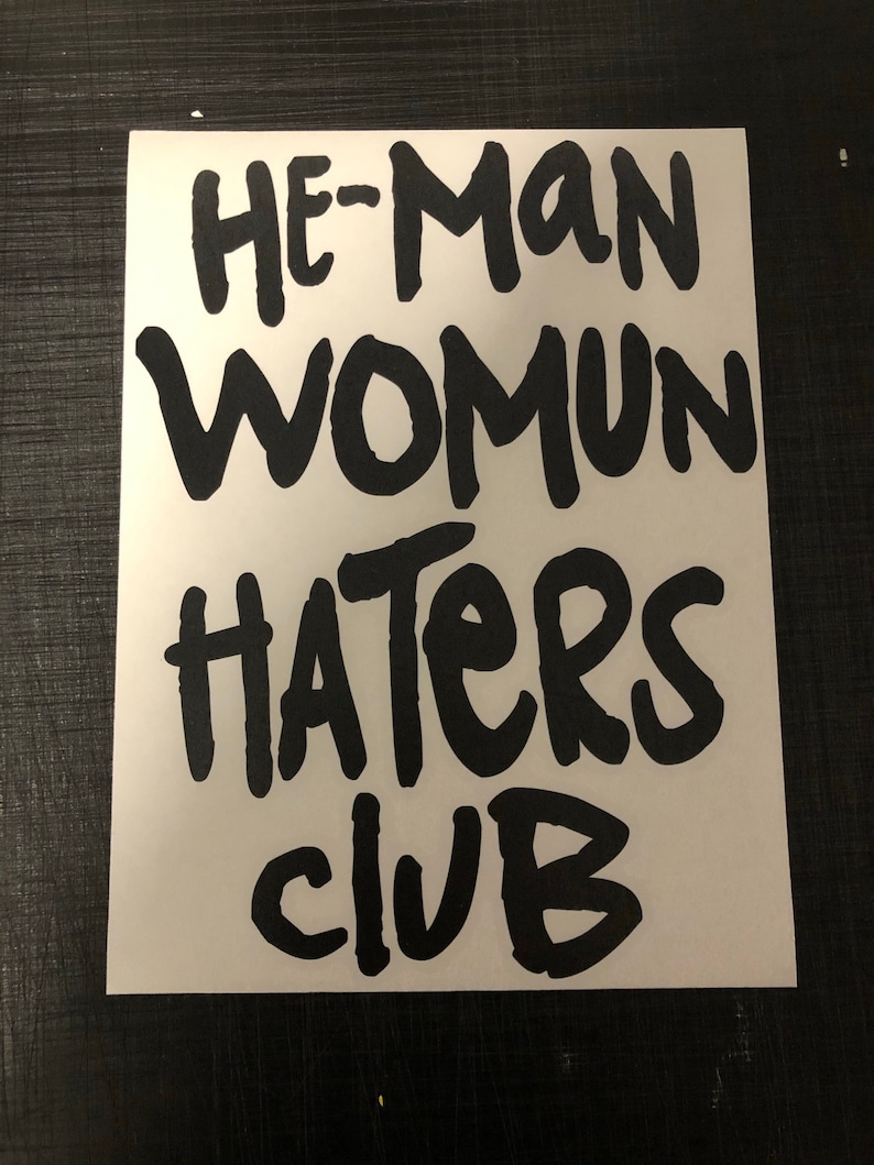 He Man Women Haters Club Decal Little Rascals Stickers Movie - Etsy