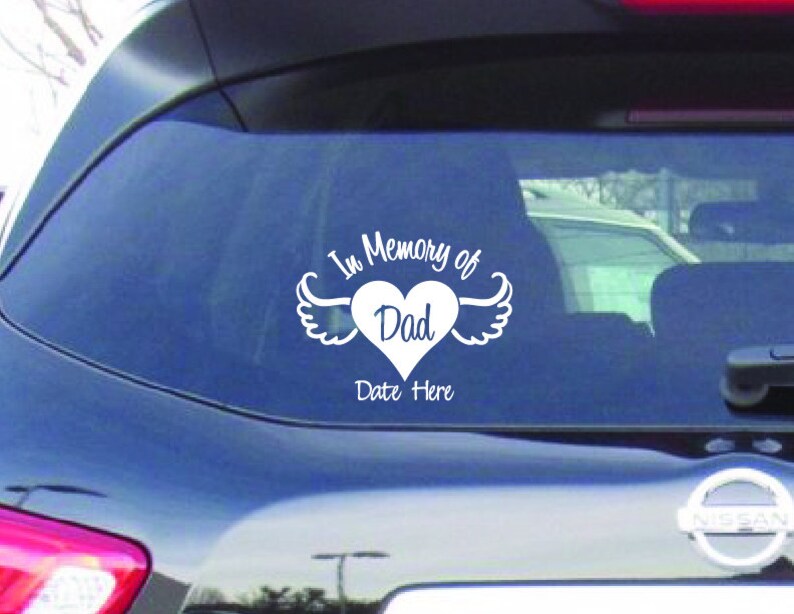 In Memory of Dad in Loving Memory in Loving Memory Car | Etsy