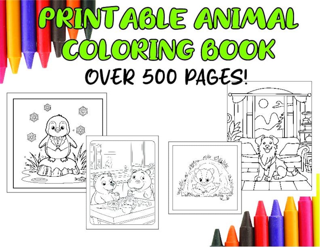 Cozy Friends Coloring Pages, Cozy Cottages Animal Friends Coloring ...