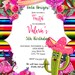 Mexican Sarape Birthday Invite, Sarape Fiesta Birthday Invitation ...