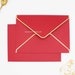 RED Velvet Envelopes, A7 Euro Flap Velvet Wedding Envelopes, 5.25 X 7. ...