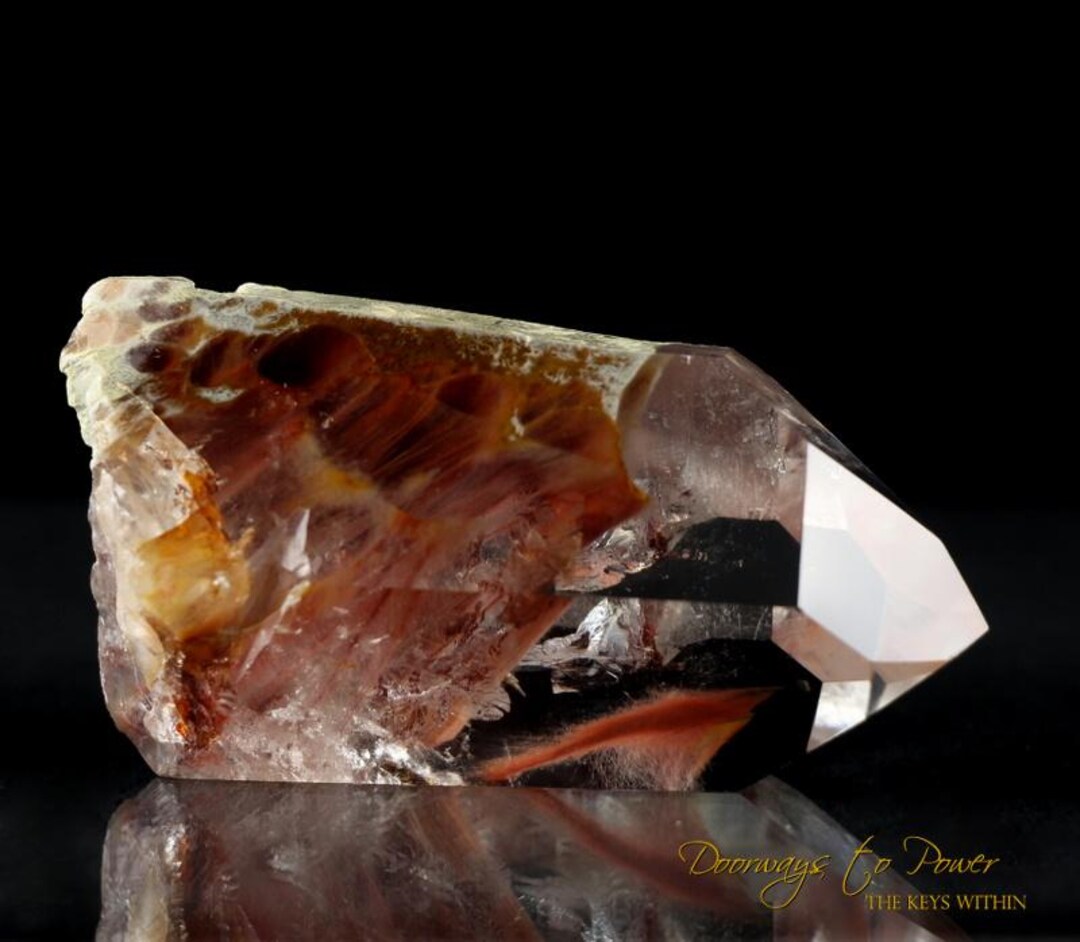Angel Phantom Amphibole Quartz 8 Sided Grounding Crystal - Etsy