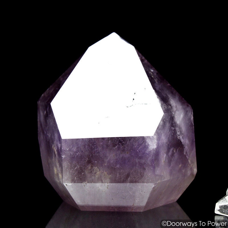 XL Amethyst Quartz Master Crystal Devic Temple - Etsy