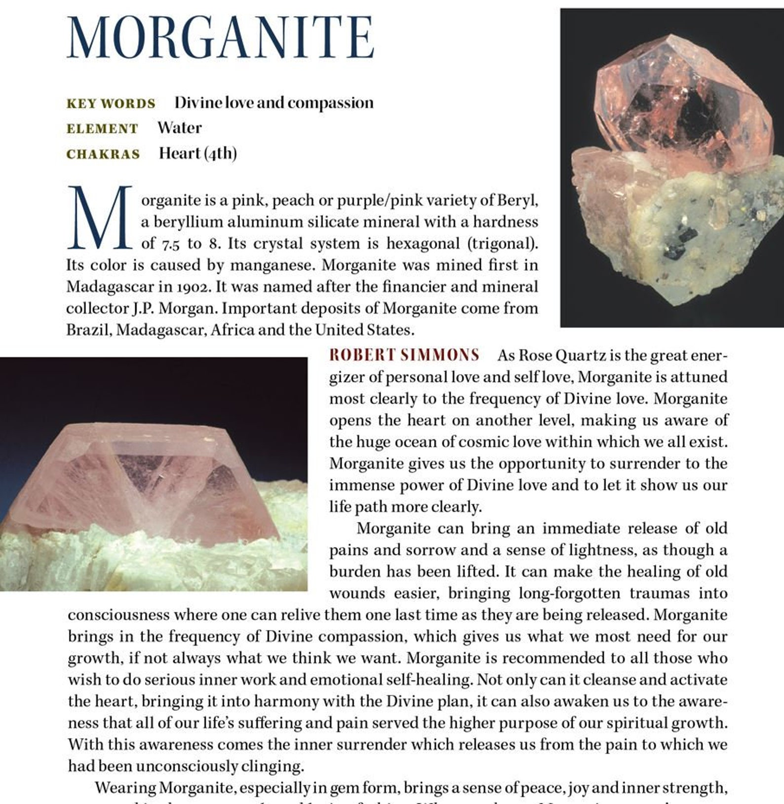 Danburite Morganite Infinite Eye Quartz Crystal Pendant Necklace - Etsy