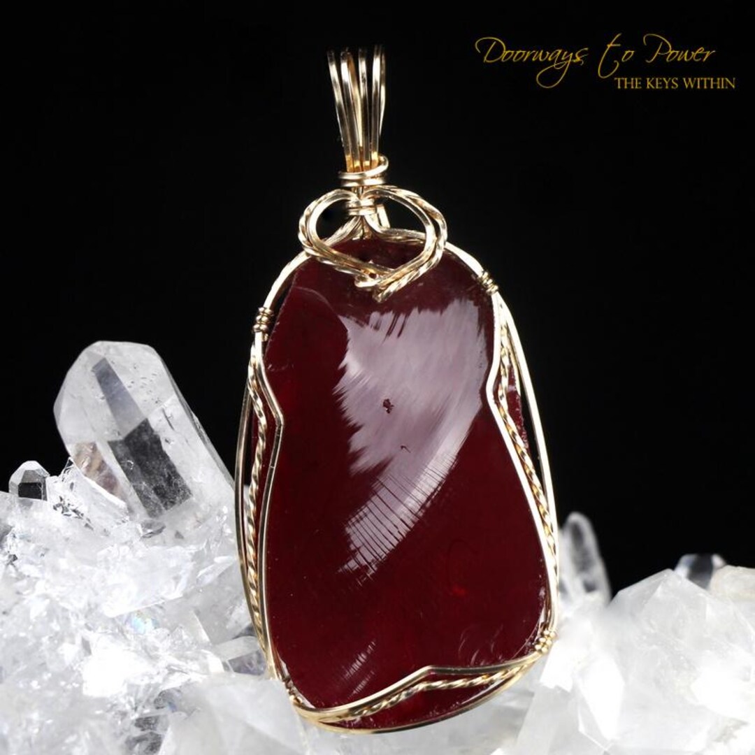 King Solomon Andara Crystal Pendant 14k 'magic is Sacred' Original Lady ...