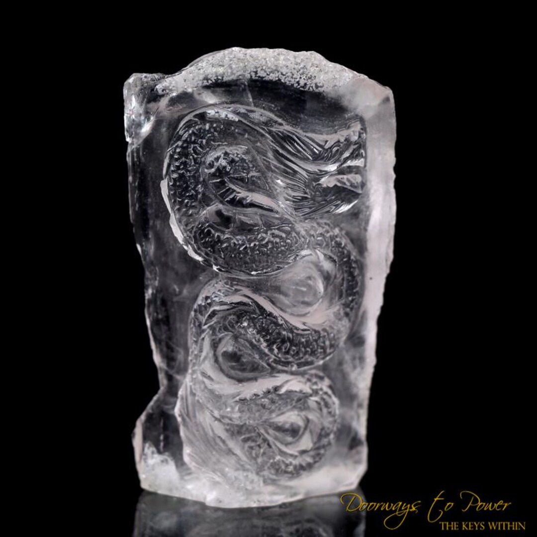 Incredible Danburite Dragon Crystal Carving 'stone of Angels' Ultra ...