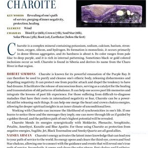 Beautiful Polished Charoite Crystal Altar Stone 'manifesting Spiritual ...