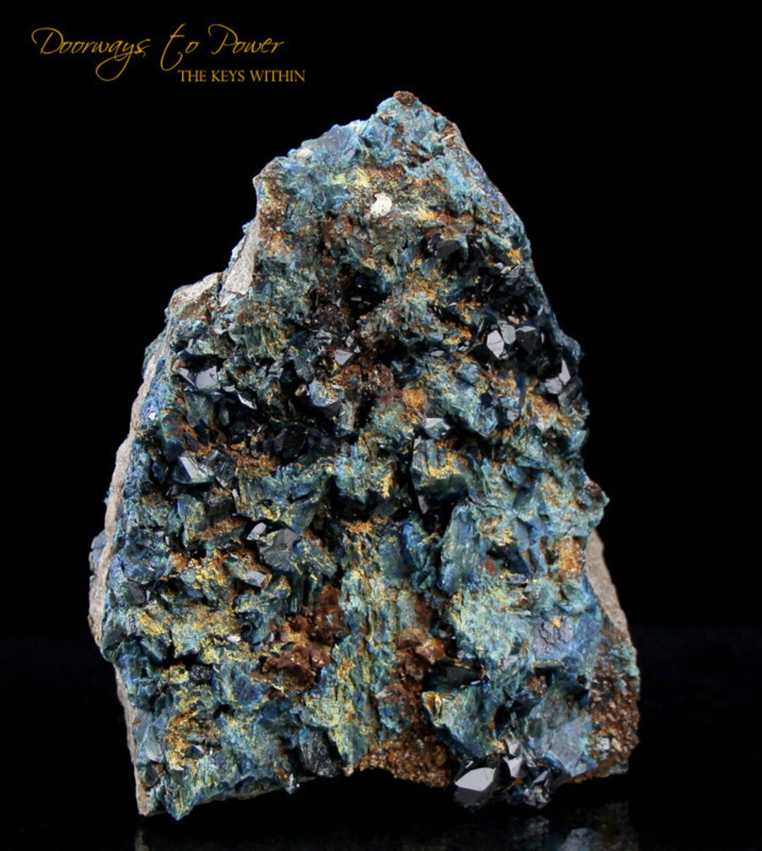 Lazulite Crystal Altar Stone 'indigo Ray' - Etsy