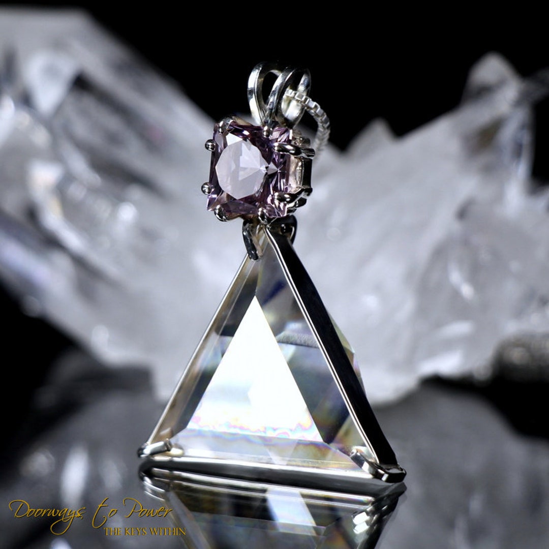 Angel Aura Amethyst Star of David Vogel Crystal Pendant Necklace - Etsy