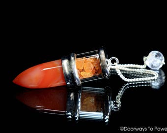 Ruby Feldspar Crystal Pendulum Dowsing Answers Chakra - Etsy