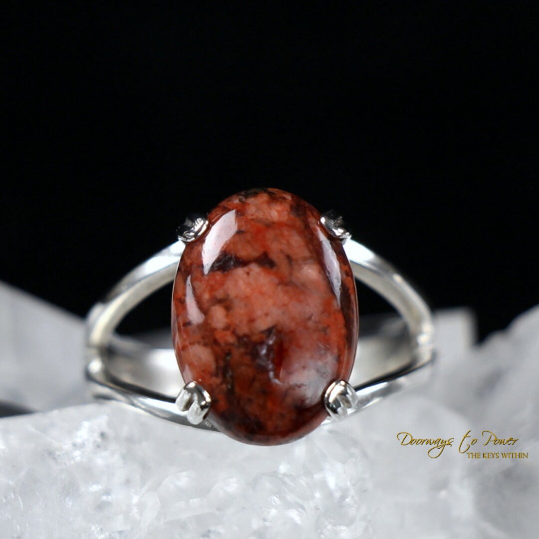 Rosophia Crystal Ring 'divine Feminine Wisdom' Sterling Silver - Etsy