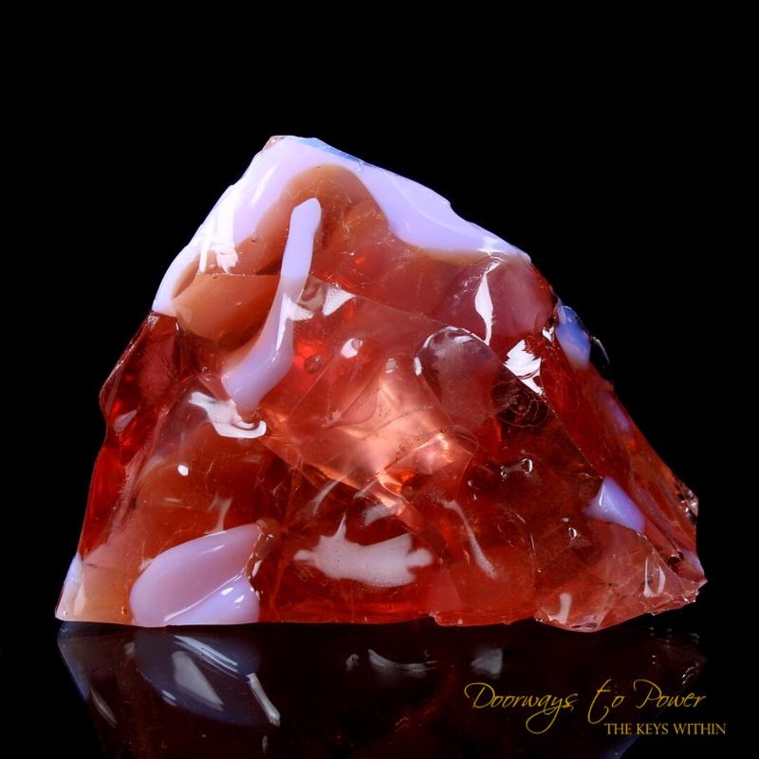 Ultra Rare VENUSIAN PINK Angel Aura Opal Bi Color ANDARA Crystal Glass ...
