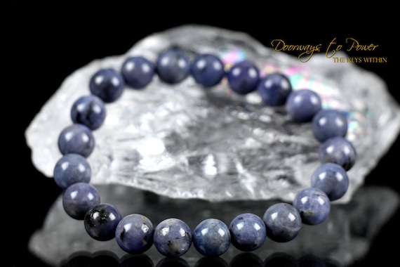 Tanzanite Synergy 12 Stone Crystal Bracelet Etsy Canada