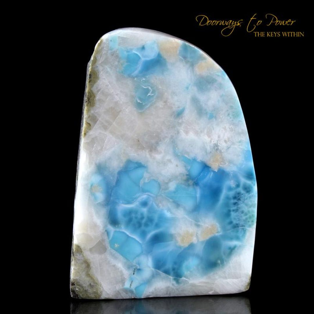Big Larimar Crystal Altar Stone 'the Blue Stone of Atlantis' - Etsy