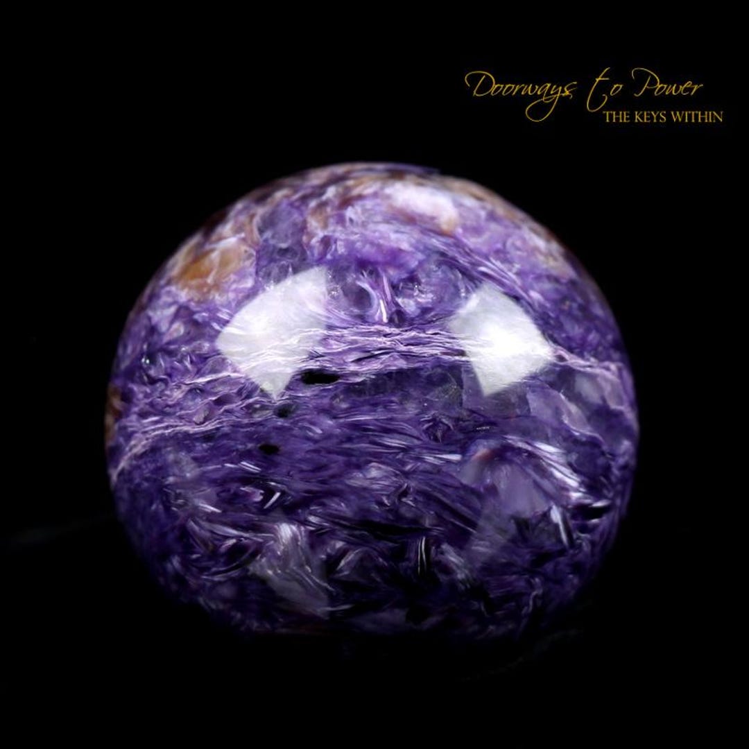 Charoite Crystal Sphere - Etsy