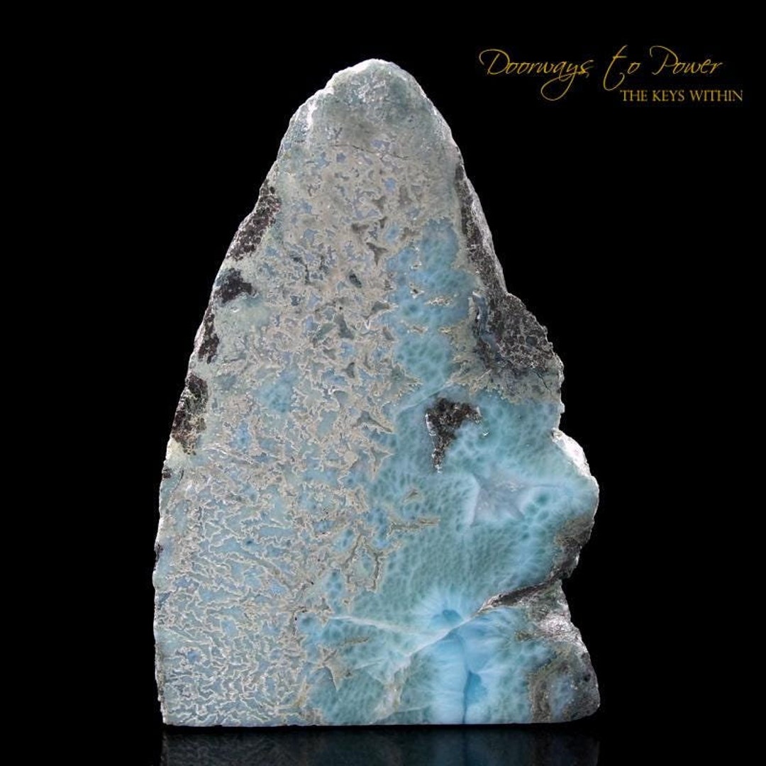 Big Larimar Crystal Altar Stone 'the Blue Stone of Atlantis' - Etsy