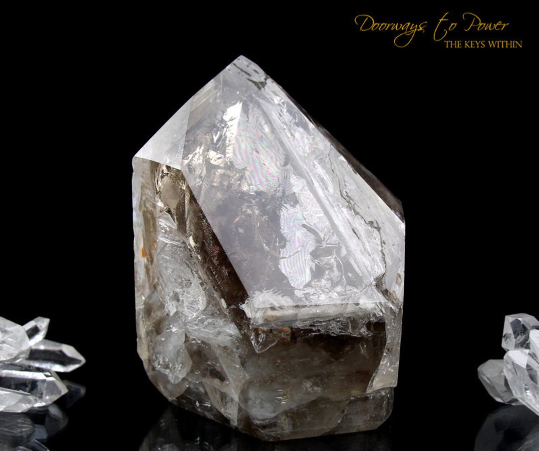 Smoky Elestial Quartz Crystal Record Keeper 'portals of Ancient ...