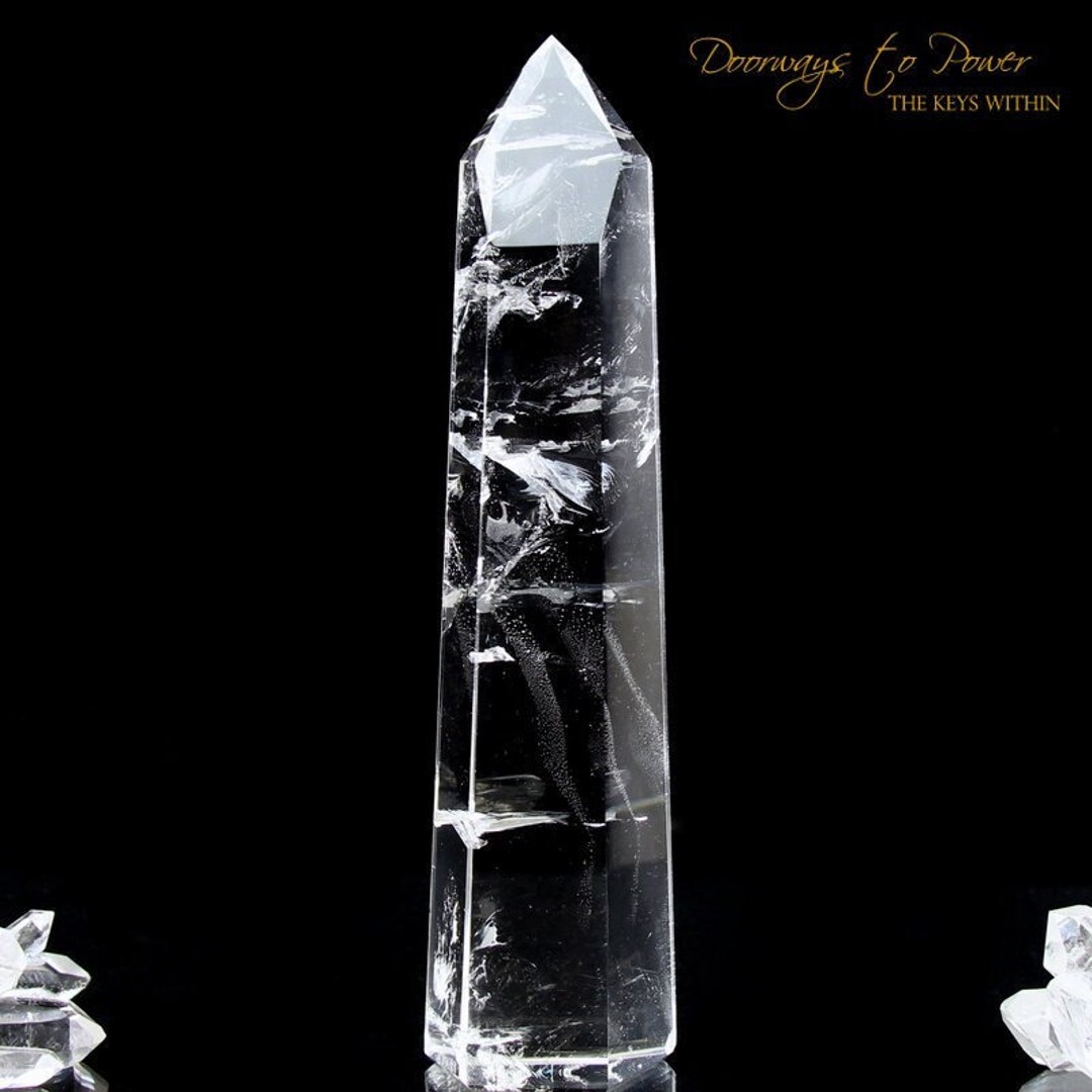 Clear Quartz Temple Heart Dow Master Crystal 'power Healer' - Etsy