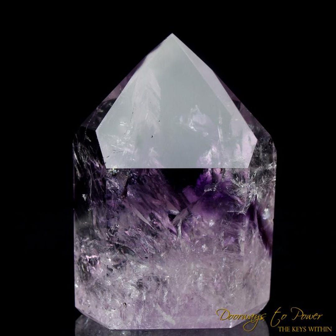 Amethyst Phantom Quartz Devic Temple Master Crystal Point - Etsy
