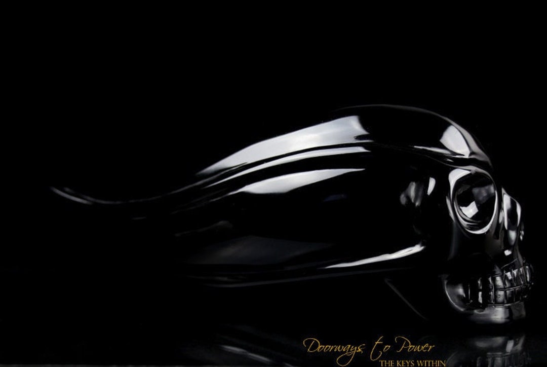 Leandro De Souza Black Obsidian Traveler Crystal Skull 'traveling Space ...