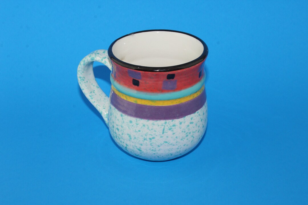 Treasure Craft Paradise Coffee Cup Mug Speckled Southwest Motif ...