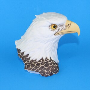 American Eagle Gallery Fine Porcelain Figurine Bust, 1985 by Maruri USA ...