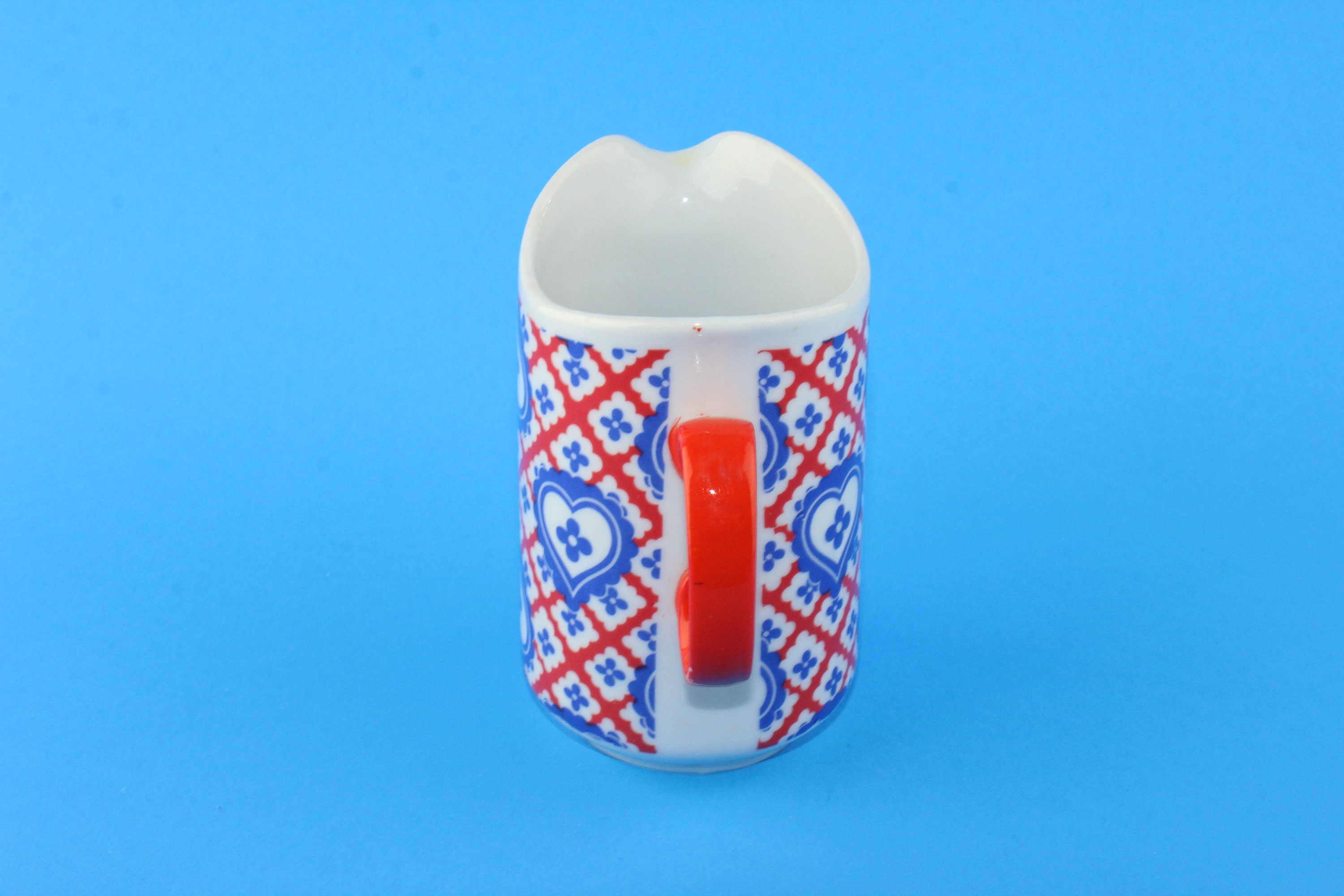 Taste Setter Collection Sugar Bowl and Creamer Set Blue Hearts | Etsy