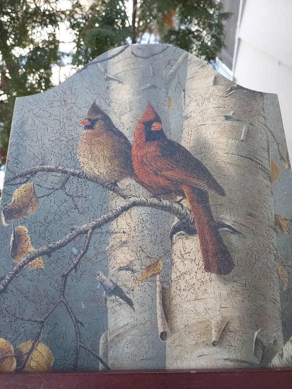 Mosaic Box, Homemade Cardinal Box, Bird Gift, Bird Lovers Gift, Cabin ...