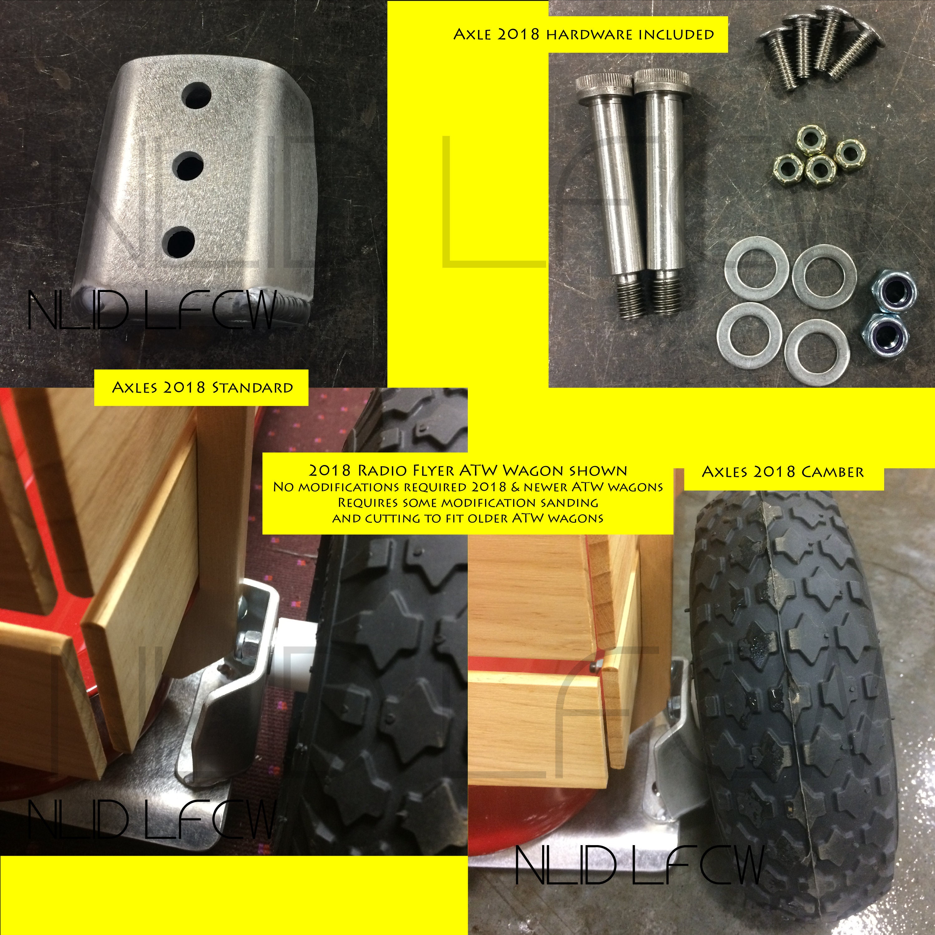 Lowering Kit for Radio Flyer Model 18 Wagon by NLID - Last One - Etsy