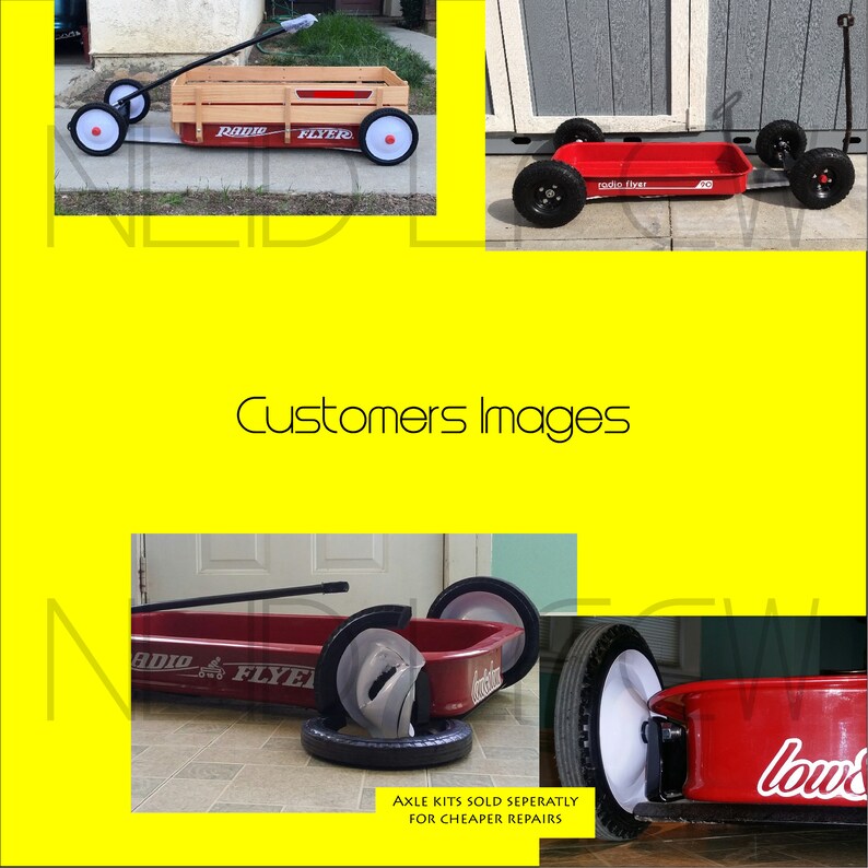 Lowering Kit for Radio Flyer Model 18 Wagon by NLID - Etsy