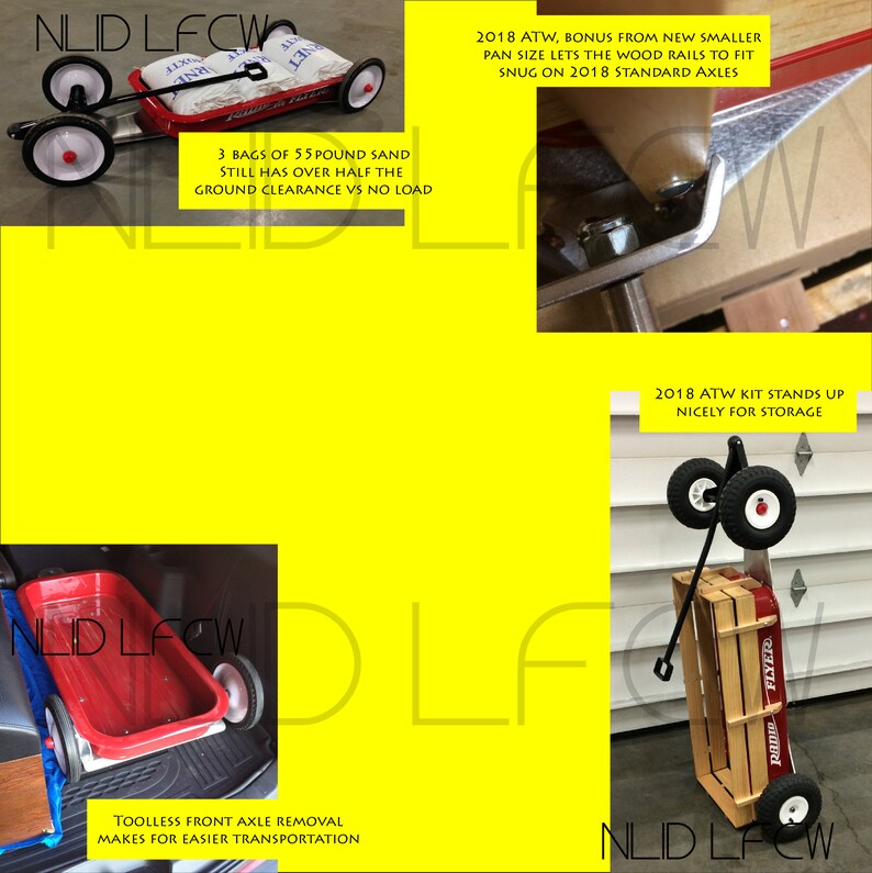 Lowering Kit for Radio Flyer Model 18 Wagon by NLID - Etsy