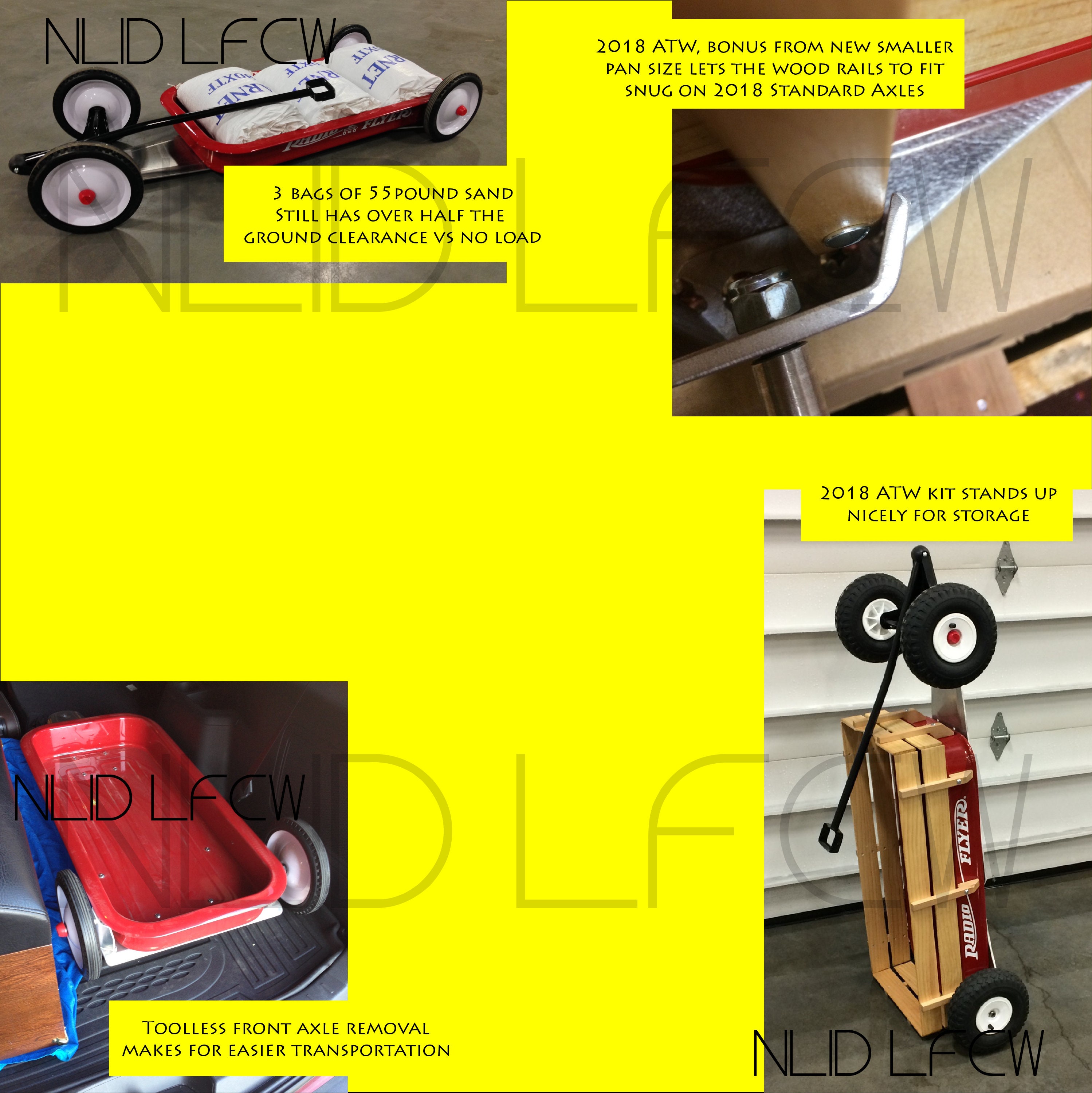 Lowering Kit for Radio Flyer Model 18 Wagon by NLID - Etsy