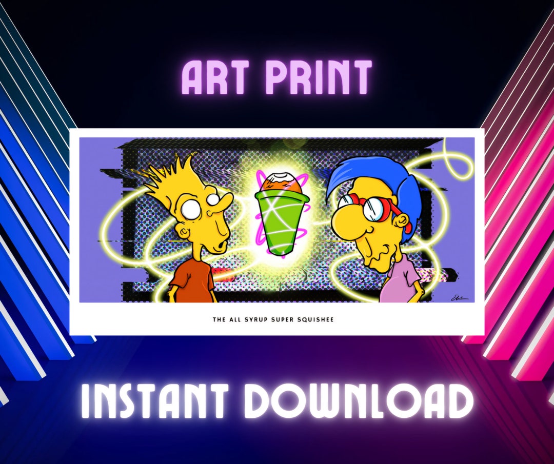 The All Syrup Super Squishee Print instant Download - Etsy