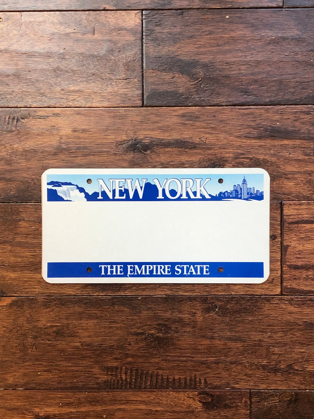 License Plate New York Sample Blank Base 2001 to 2009, New York Sample ...
