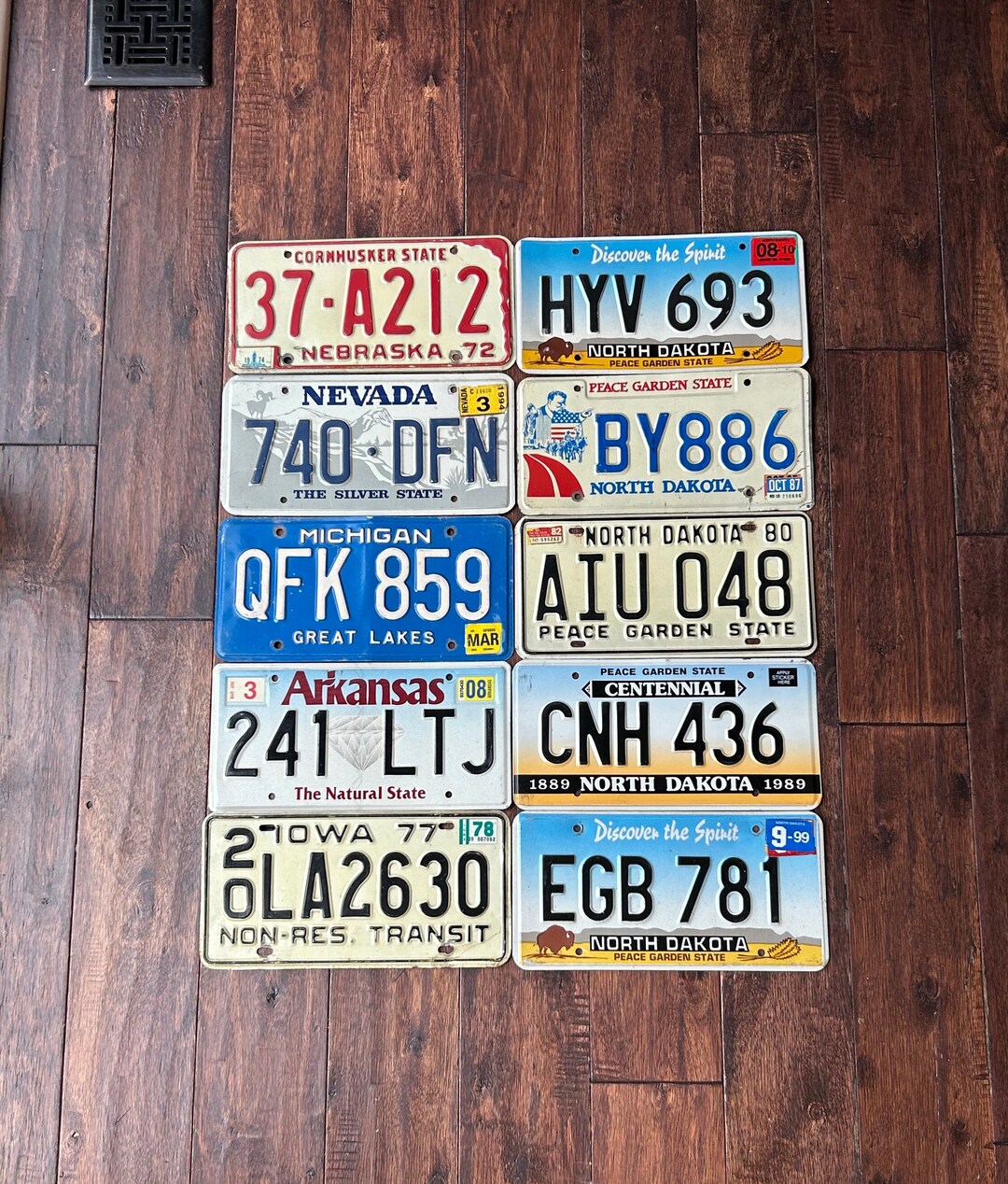 License Plate Choice, All Authentic License Plates North Dakota ...