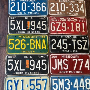 Missouri Choice of License Plate, Pick Your Plate, License Plates ...