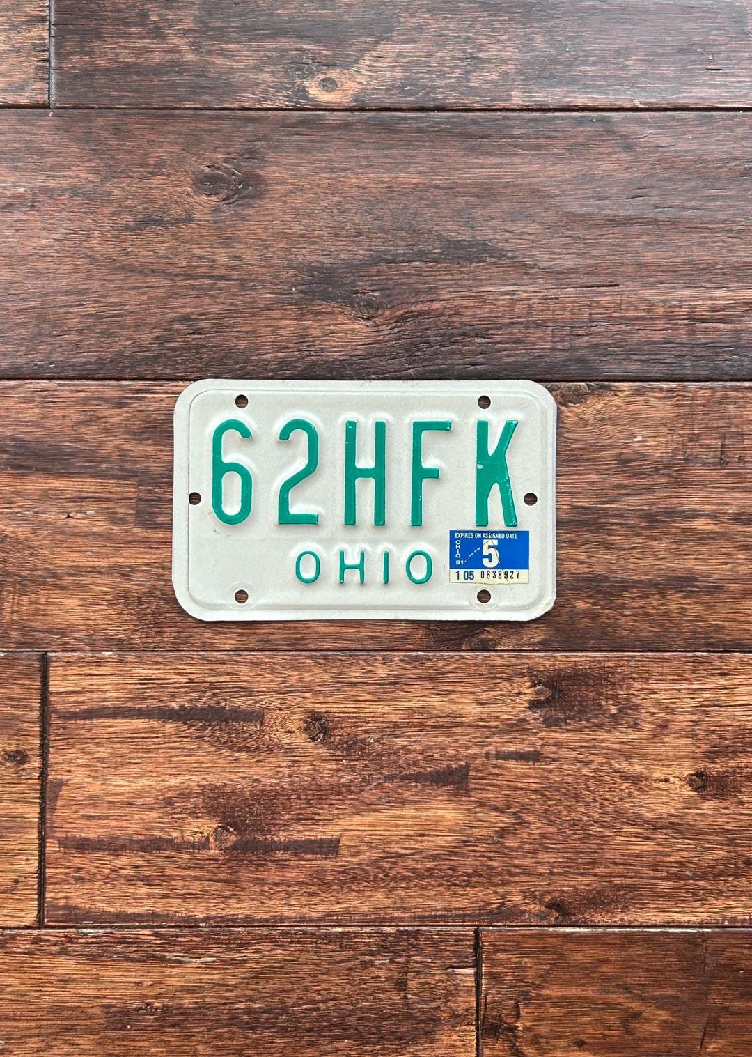 License Plate Ohio, Ohio Motorcycle License Plate 1991, Motorcycle ...