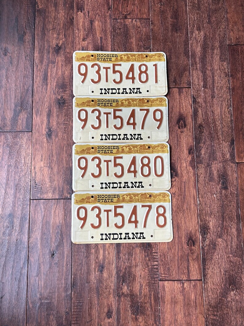Indiana Choice of License Plate, Pick Your Plate, License Plates ...
