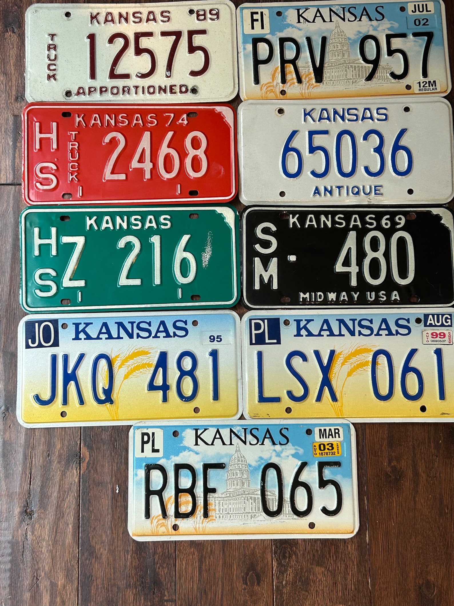 Kansas Choice of License Plate, Pick Your Plate, License Plates Kansas ...