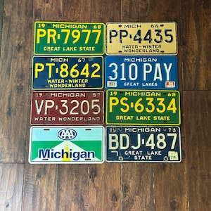 Michigan Choice of License Plate, Pick Your Plate, License Plates ...