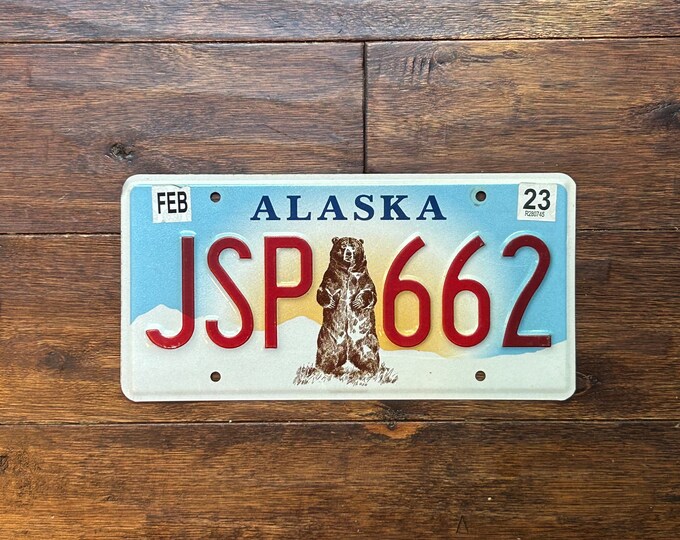 Personalized Current Alaska State Novelty 6x12 License Plate - Etsy