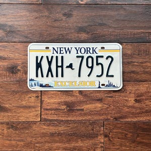License Plate New York Excelsior, New York Excelsior License Plate ...